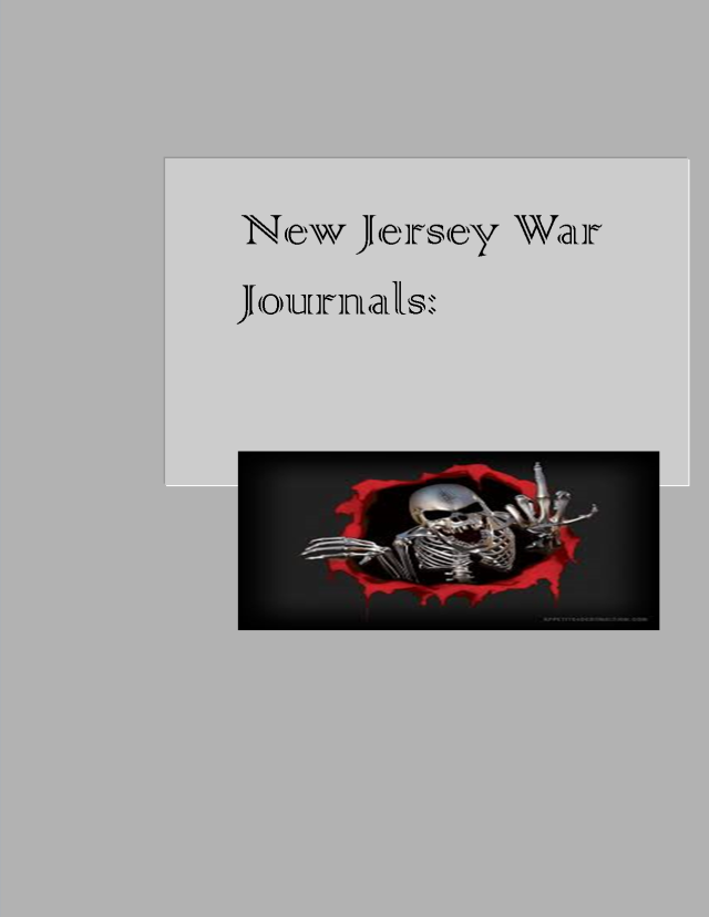 New Jersey War Journals - DayDreamin’ Comics
